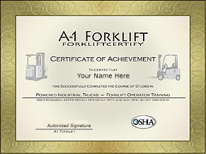 ForkliftCertify Welcome